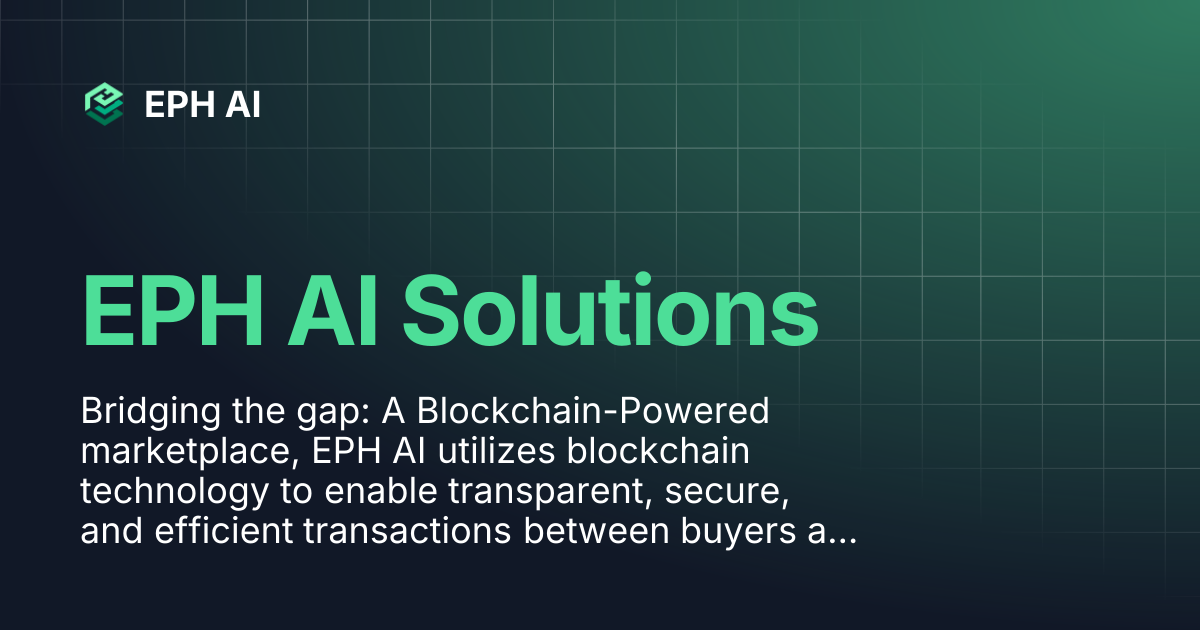 EPH AI Solutions | EPH AI